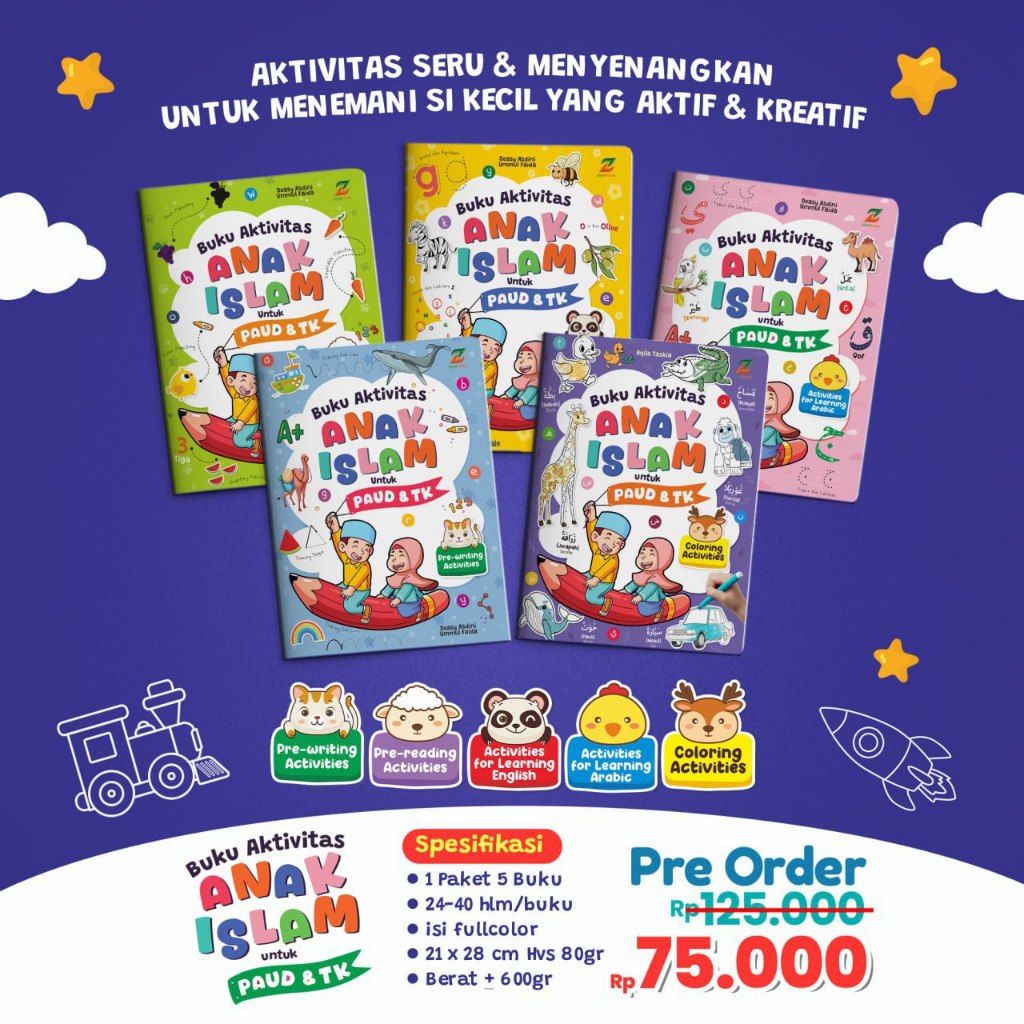 Jual Buku Aktivitas Anak Islam untuk PAUD & TK | Shopee Indonesia