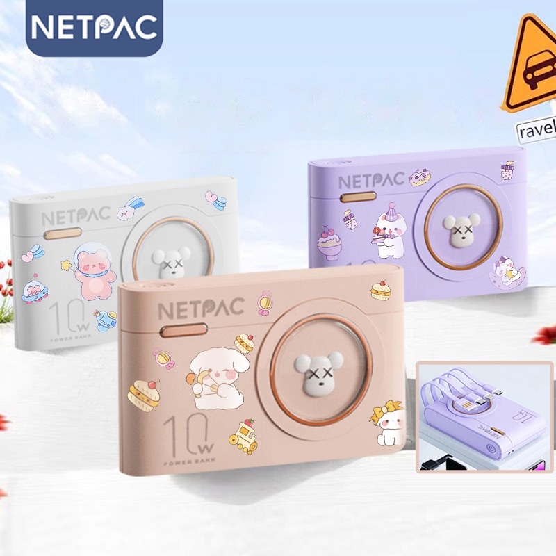 Jual (Gifts Stickers)NETPAC Powerbank 10000mAh Fast Charging Murah Mini ...
