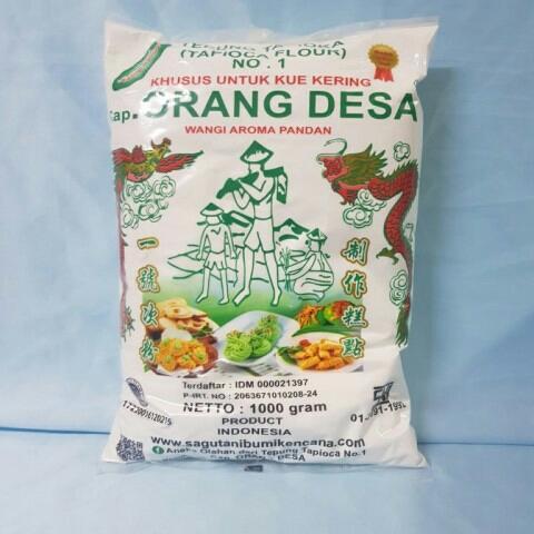 Jual Tepung Tapioka Cap Orang Desa Aroma Pandan 1kg | Shopee Indonesia