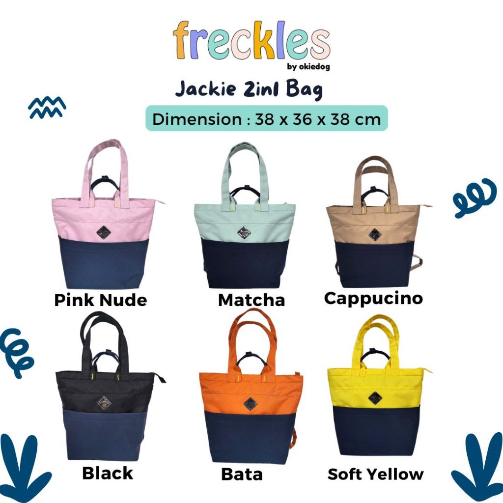 Jual Freckles 2in1 Backpack Shoulder Cooler Bag Baby - Tas Wanita ...