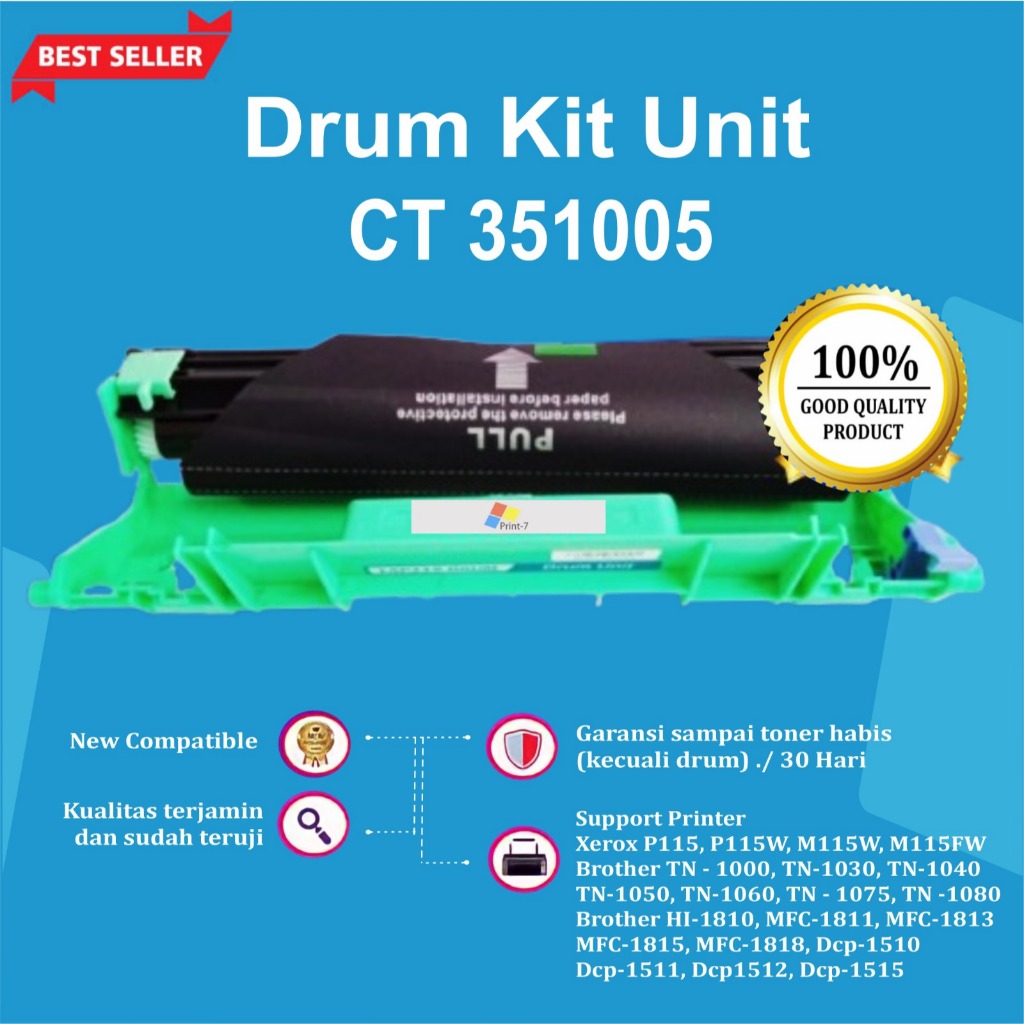 Jual Drum Kit Unit Compatible CT351005 Printer Fuji Xerox P115 P115B ...