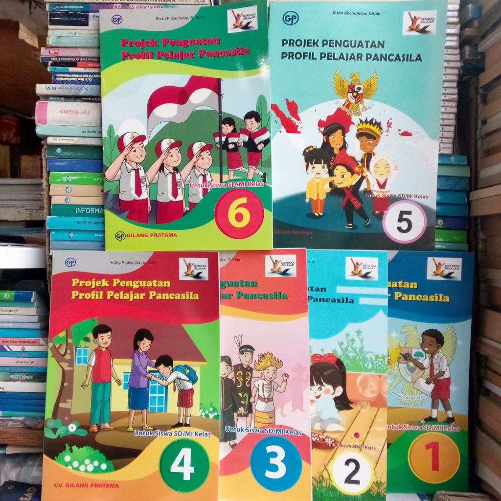 Jual Projek Penguatan Profil Pelajar Pancasila. SD MI kelas, 1, 2, 3, 4, 5, 6 Kurikulum Merdeka ...