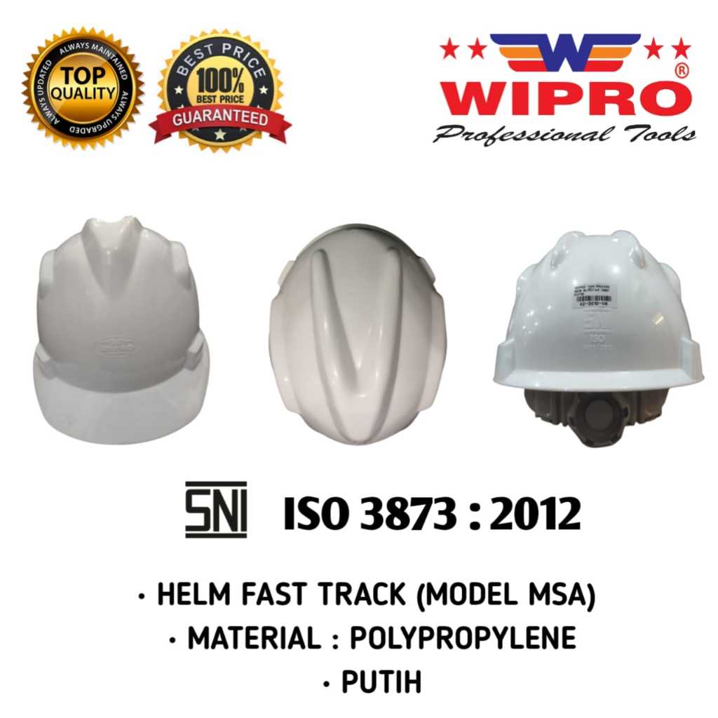 Jual Helm Safety Proyek SNI Fastrack Warna Putih HELM SAFETY PROYEK ...