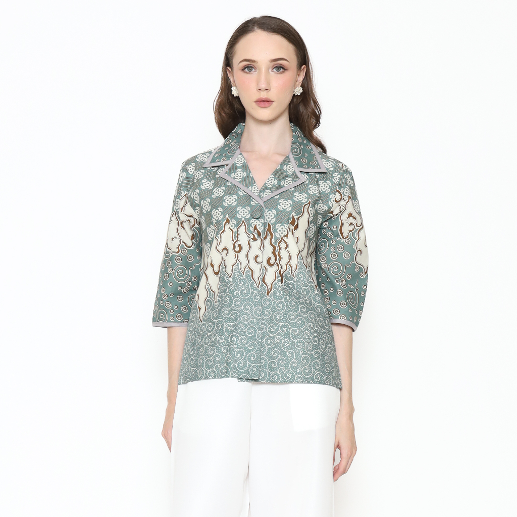 Jual Blazer Batik Wanita - Atasan Batik - Bhatara Batik Kirei - Blazer ...