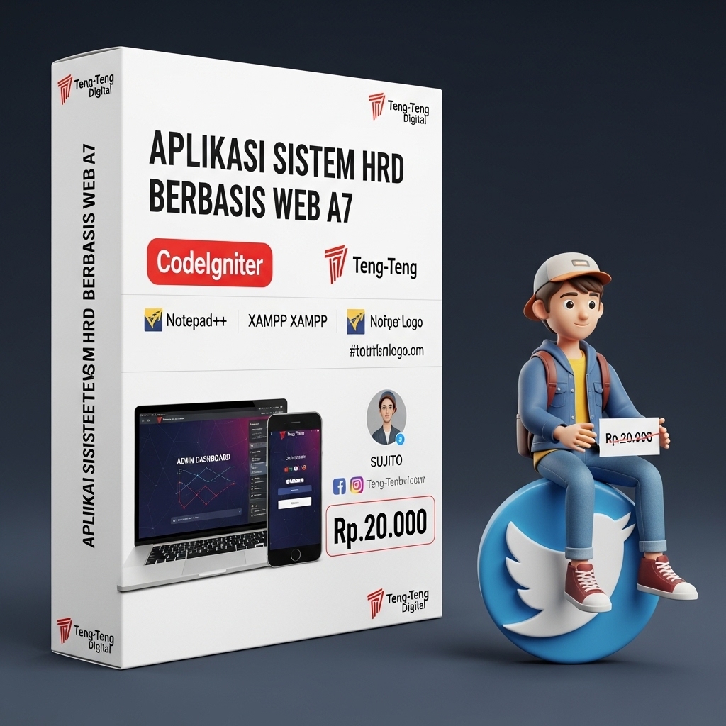 Jual APLIKASI SISTEM HRD BERBASIS WEB A7 | Shopee Indonesia