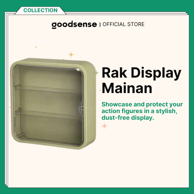 Jual GoodSense Rak Display Mainan Kotak Hotwheels Box Action Figure ...