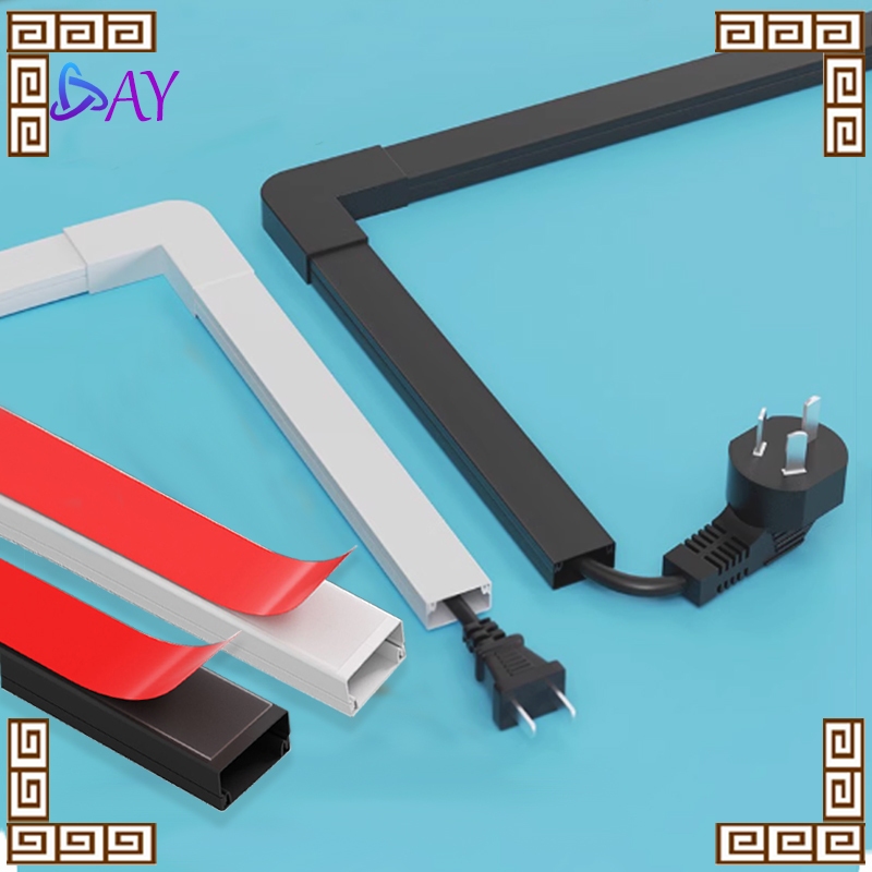 Jual Trunking PVC 20x10MM Pipa Listrik Wiring Cable Duct Penutup Kabel ...