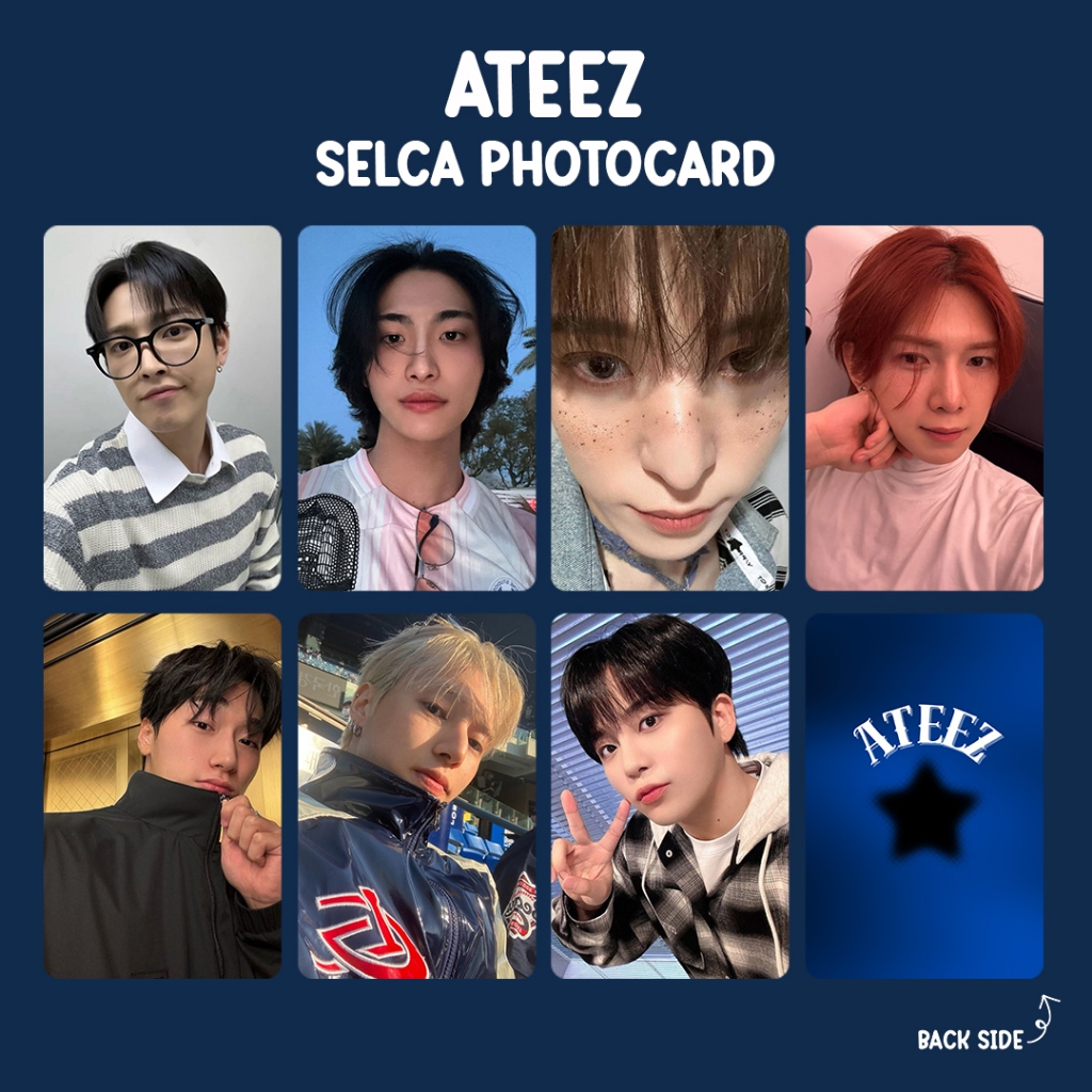 Jual [BACA DESKRIPSI] PHOTOCARD SELCA ATEEZ VOL. 1 | Shopee Indonesia