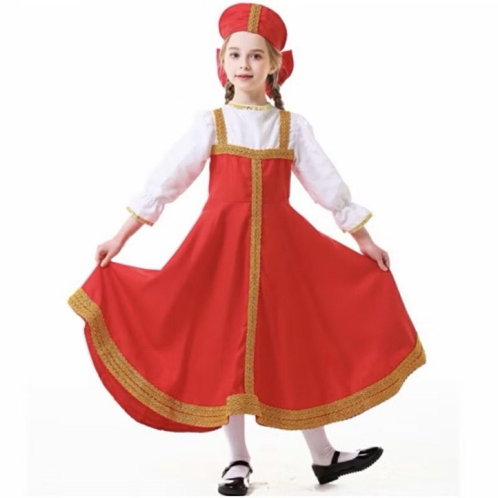 Jual G23509 | costume cosplay halloween dress girl russia traditional ...