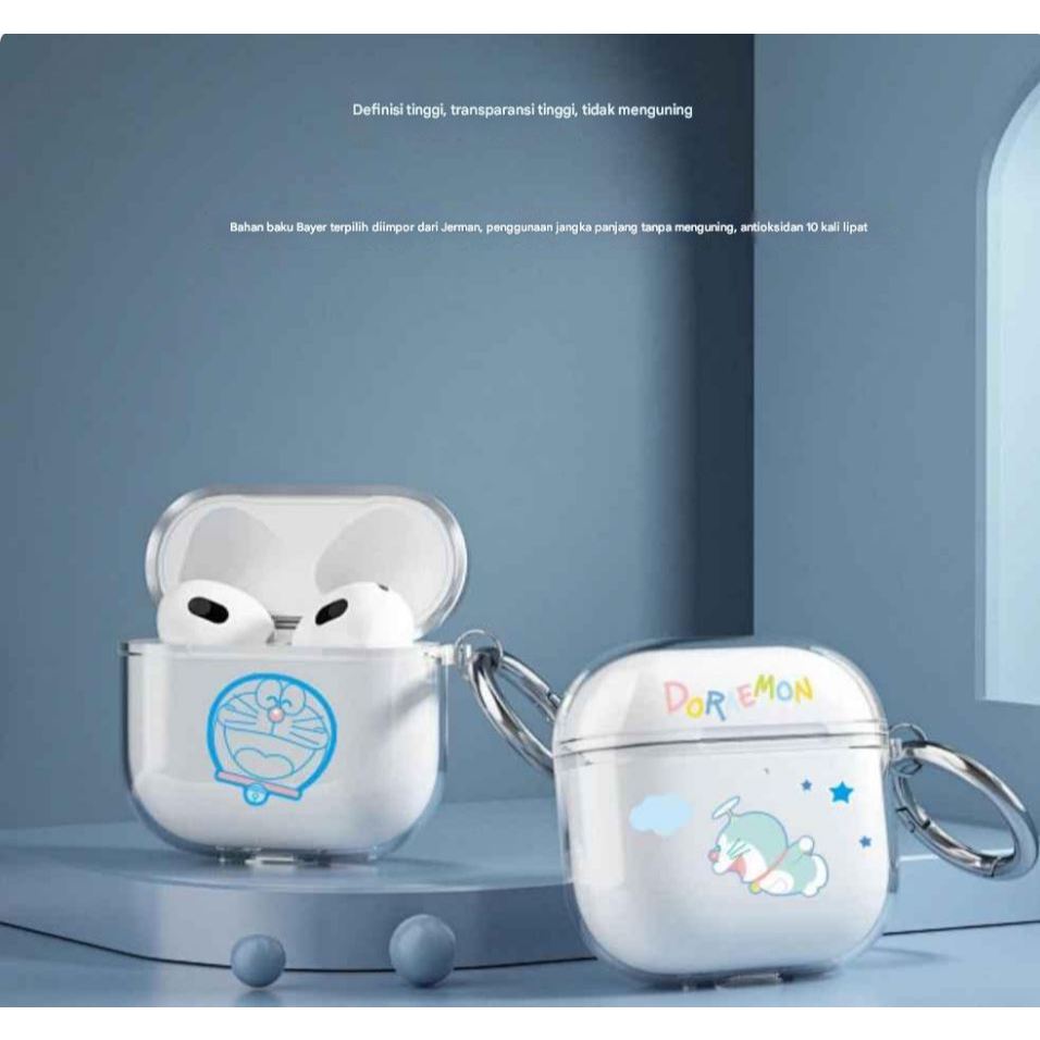 Jual Case PELINDUNG Airpod DORAEMON Lucu Cocok Untuk Airpod Gen 1/2 GEN ...
