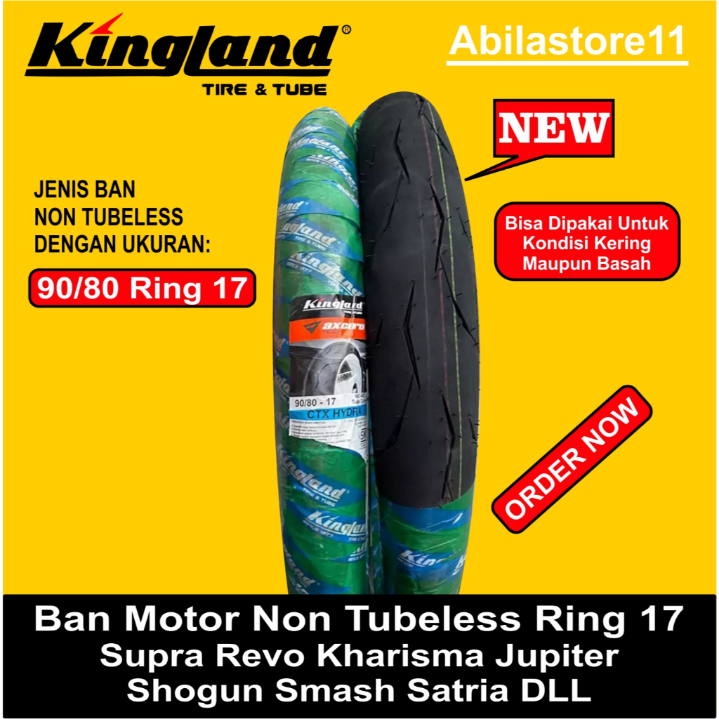 Jual Ban Kingland CTX Hydra Cocok Buat Motor Bebek Supra Jupiter smash ...