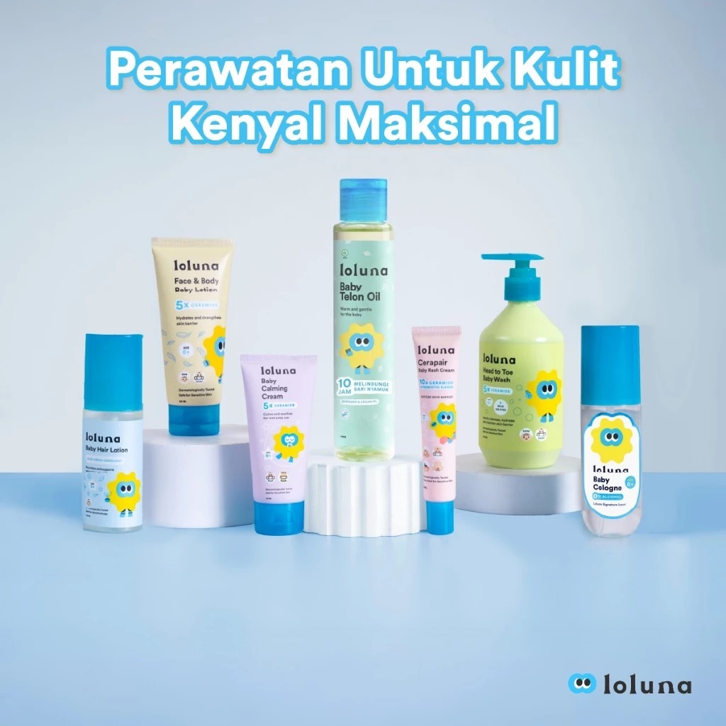 Jual LOLUNA Head to Toe Baby Wash 300ml | 5x Ceramide - Sabun Sampo ...