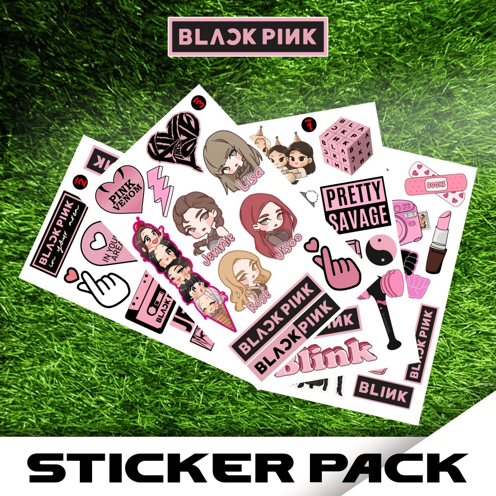 Jual STICKER PACK BALCKPINK waterproof/sticker blackpink/sticker venom ...