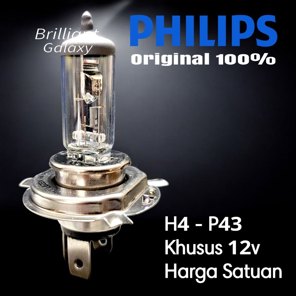 Jual Bohlam Halogen H4 Philips Original - Khusus 12v - Harga Satuan Pcs ...
