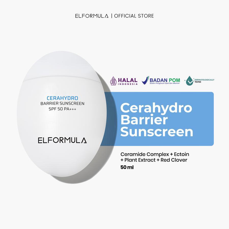 Jual ELFORMULA CeraHydro Barrier Sunscreen SPF 50 PA+++ 50ml | Shopee ...