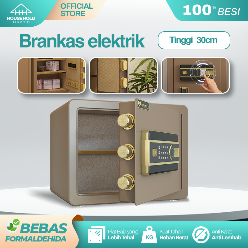 Jual Brankas Uang Uk 30cm Brangkas Uang dan Emas Pin Sidik Jari ...
