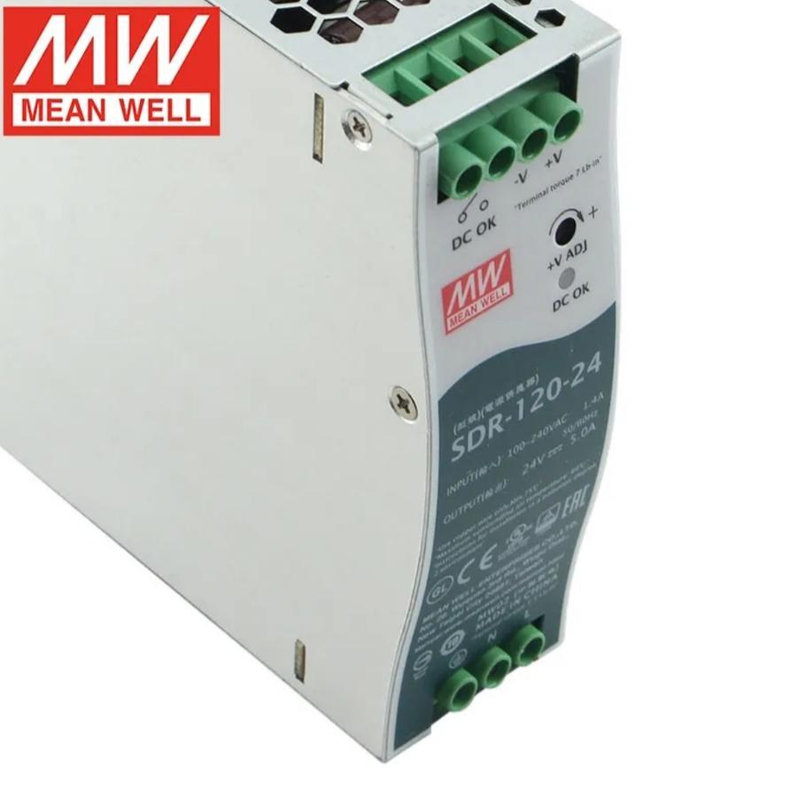 Jual MeanWell Mean Well SDR 120-24 24V 24VDC 120W 5Ah Industrial Din ...
