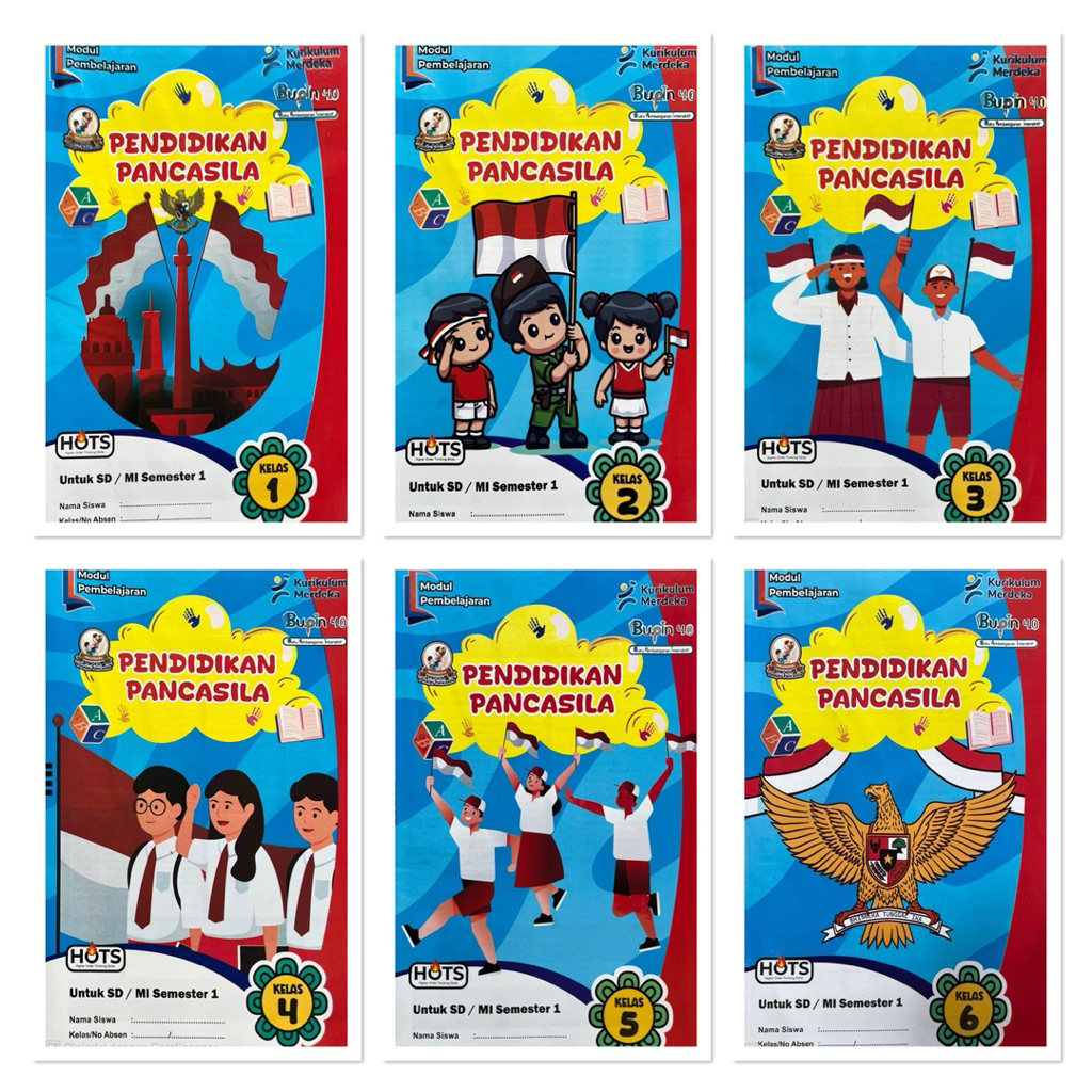 Jual BUKU LKS SD PENDIDIKAN PANCASILA KELAS 1 2 3 4 5 6 KURIKUM MERDEKA SEMESTER 1 TA 2025-2026 ...
