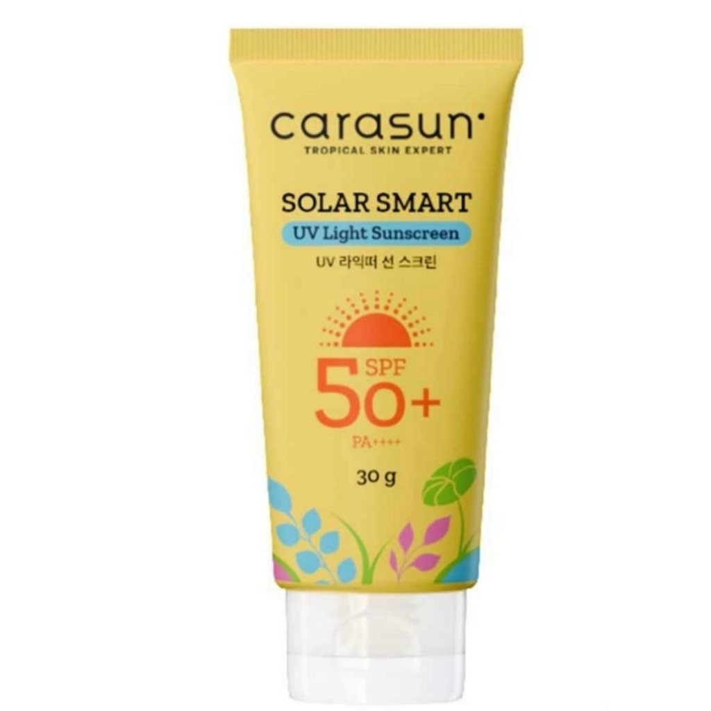 Jual carasun solar smart uv light sunscreen spf 50 pa ++++ 30ml | Shopee Indonesia