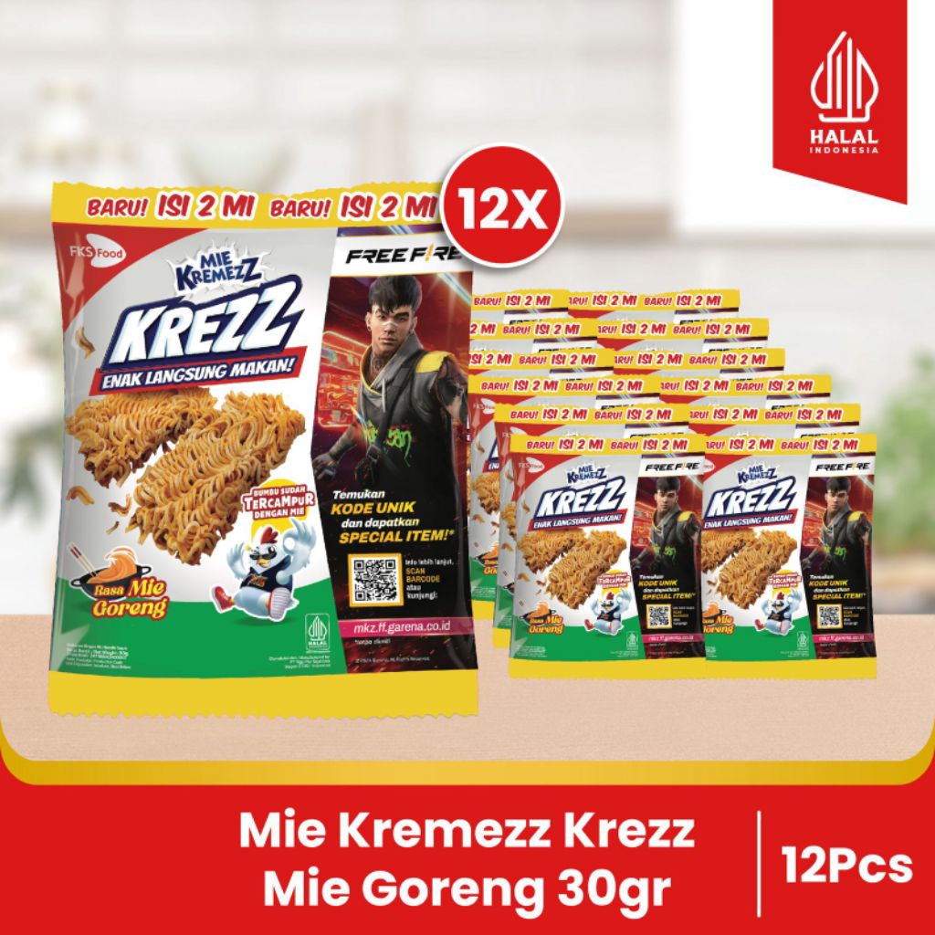 Jual Paket Bundling - Mie Kremezz Krezz - Mie Goreng - 30gr - 12pcs | Shopee Indonesia