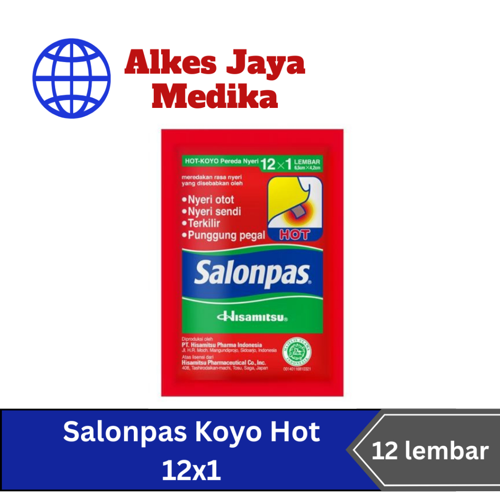 Jual SALONPAS HOT KOYO isi 12 Lembar | Shopee Indonesia
