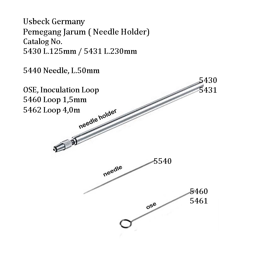 Jual Kawat OSE Jarum OSE Stainless Steel Usbeck Germany, Ose Bulat, Ose ...