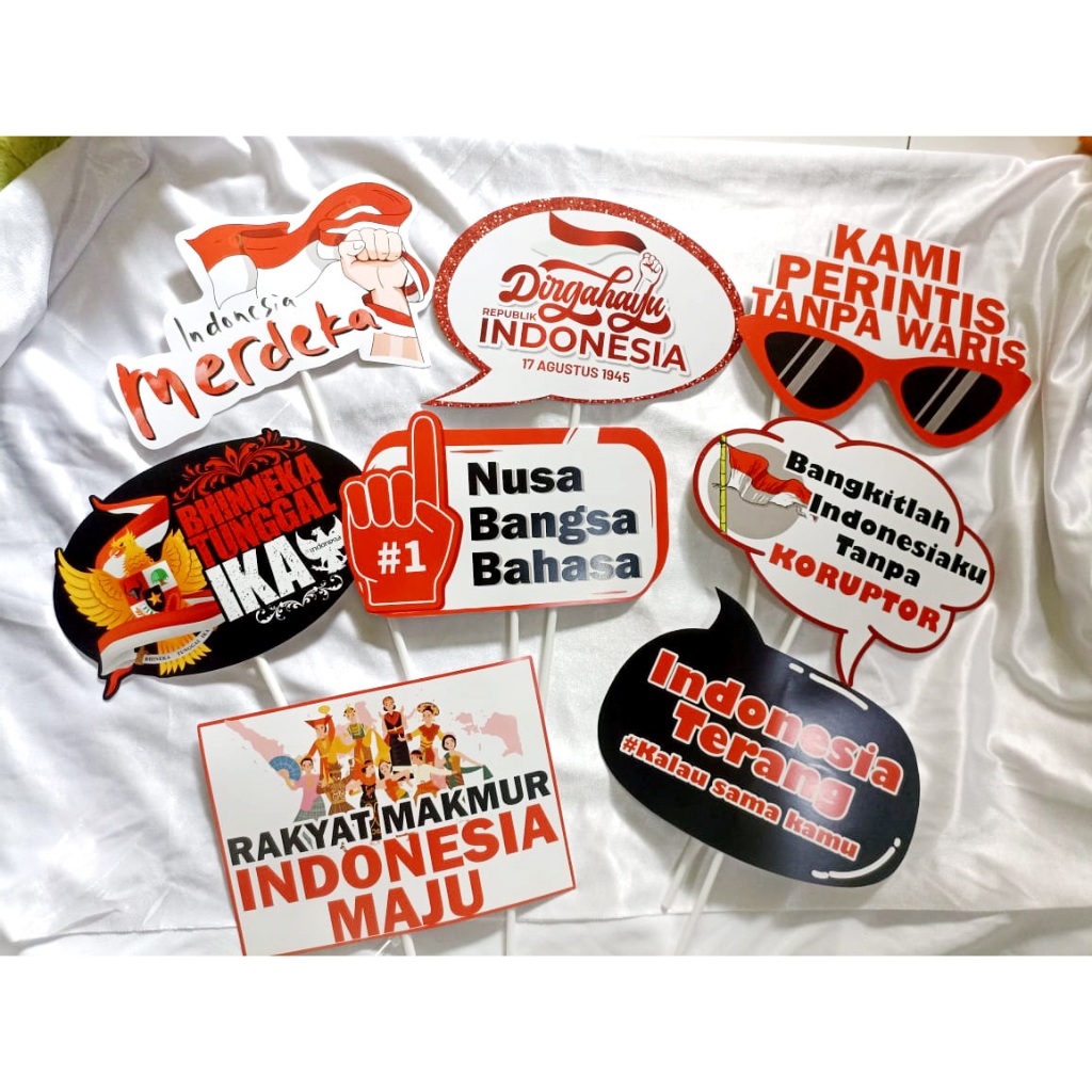 Jual Ay00! Photobooth Properti Foto Merdeka Part 2 / Photoprops HUT RI ...