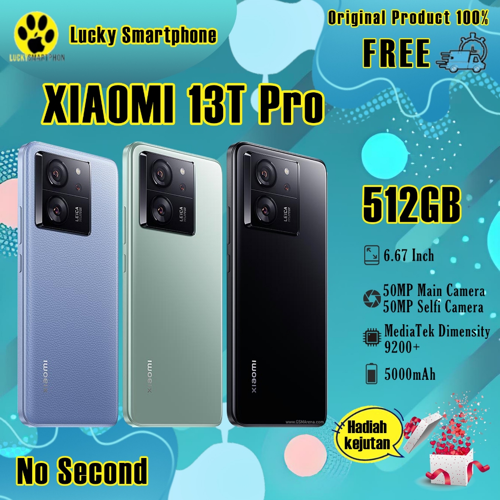 Jual Xiaomi 13T Pro 5G NFC 12/256GB 12/512GB 16/1TB Leica lens NEW ...