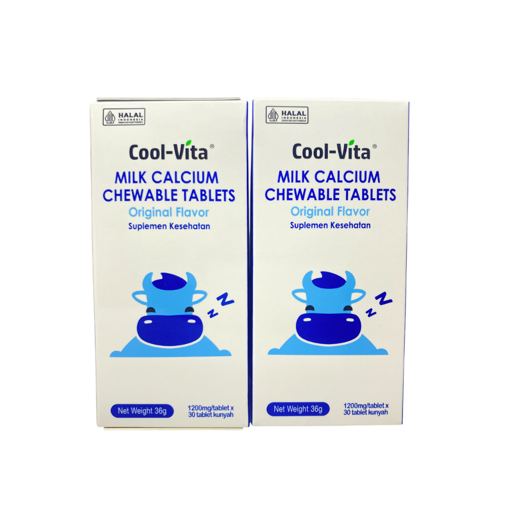 Jual COOLVITA MILK CALCIUM CHEWABLE TABLETS RASA SUSU NEW ZEALAND ...