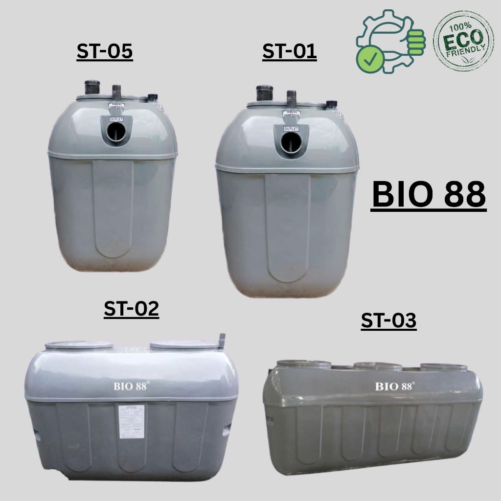 Jual Bio septic tank 500 1000 2000 3000 Liter / Tanki septic pembuangan ...