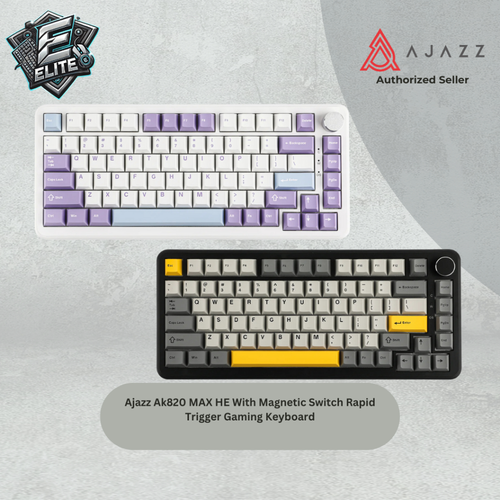 Jual Ajazz Ak820 MAX HE Rapid Trigger Wired With Magnetic Switch Gaming Keyboard | Shopee Indonesia
