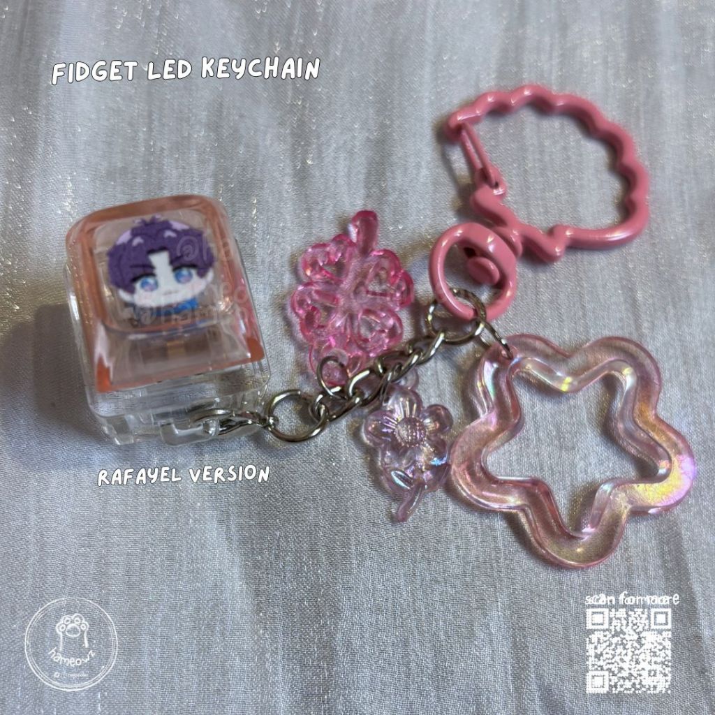 Jual Fidget Keycaps LED Keychain SOL.4CE Love and Deepspace by hameowz ...