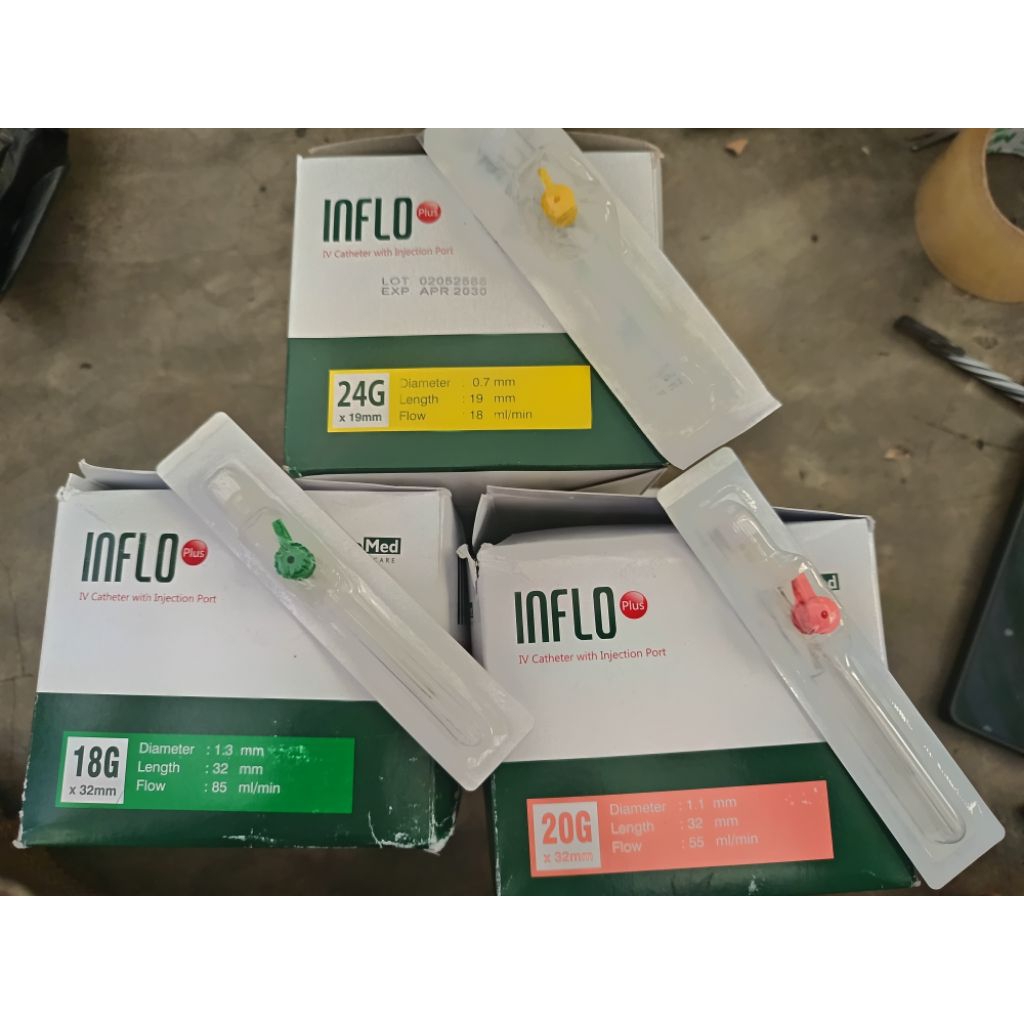 Jual INFLO PLUSS SAYAP 18G, 20G,22G, 24G DAN 26G ONEMED PER PCS ...