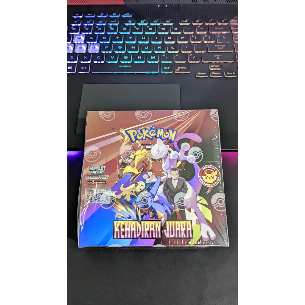 Jual Pokemon TCG Indonesia sv10s Kehadiran Juara Booster Box | Shopee ...