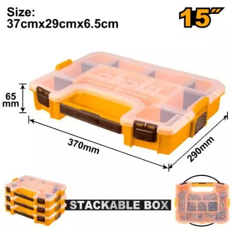 Jual Plastic Organizer Toolbox INGCO PBX1511 Kotak Perkakas 15 ...