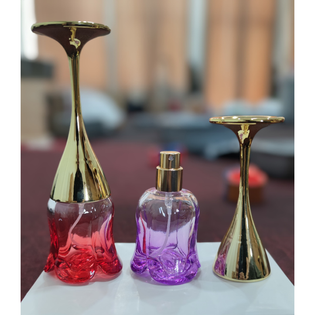 Jual BOTOL - ROSE/MAWAR 30 ML | Botol parfum kosong Spray drat putar ...