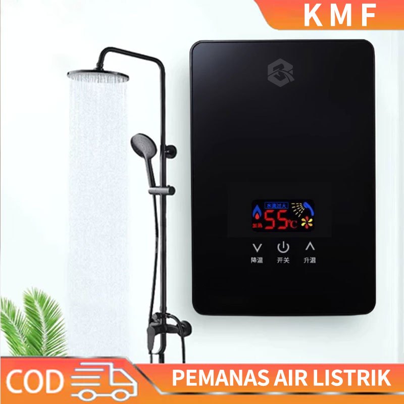 Jual KMF Water Heater/Pemanas Air Listrik Instan Yang Dipasang/Digital ...
