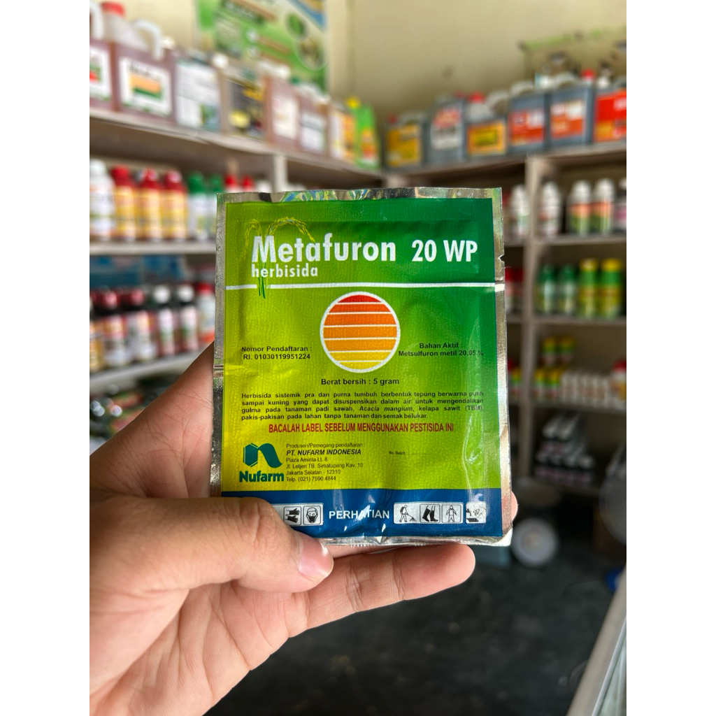 Jual Metafuron 20 WP 5 gr - Herbisida Sistemik untuk Pengendalian Gulma ...