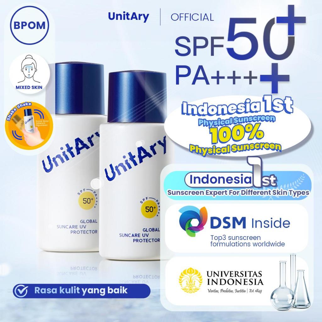 Jual 【BELI 1 GRATIS 1】UNITARY Global Suncare Sunscreen UV Protector ...