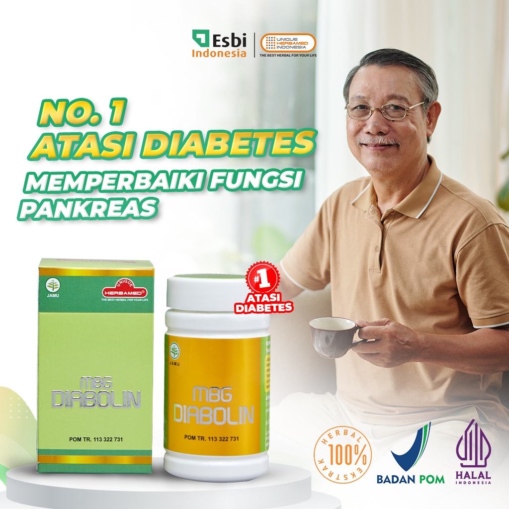 Jual DIABOLIN ORIGINAL - OBAT DIABETES ISI 50 KAPSUL Herbal Alami untuk ...
