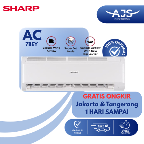 Jual AC Sharp AH-A7BEY 3/4 PK / 7 BEY AC Split 3/4 PK Standard | Shopee Indonesia