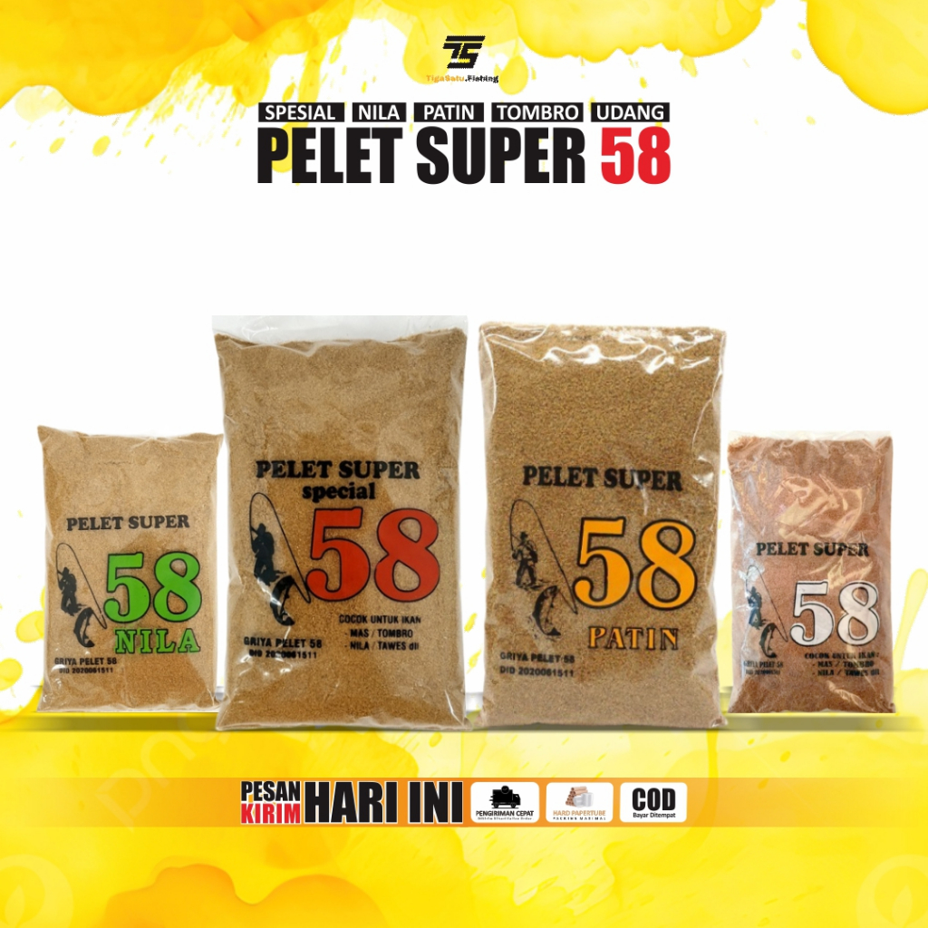 Jual Umpan Pelet Super Special 58 Nila Tombro Patin Amis Wangi Udang ...