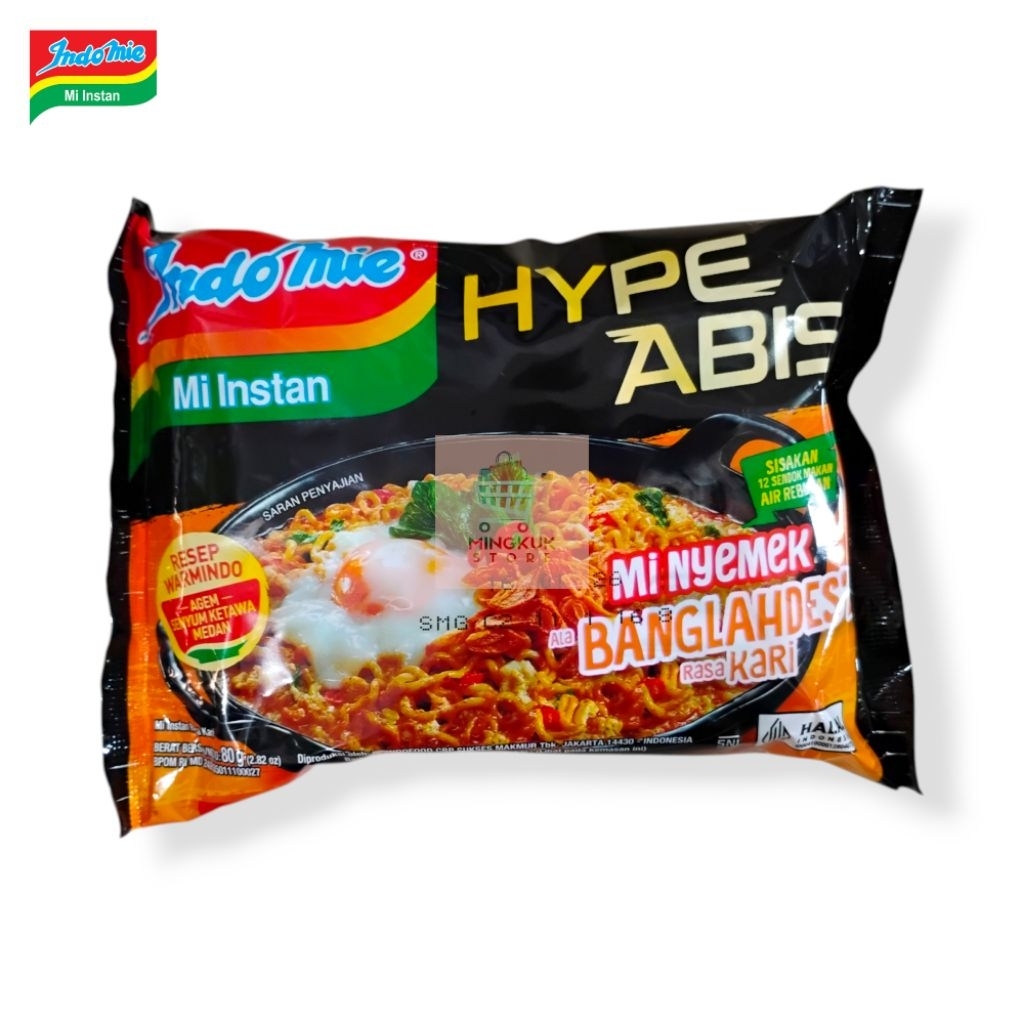 Jual Indomie Hype Abis Mi Nyemek Bangladesh Rasa Kari 80gr | Shopee Indonesia