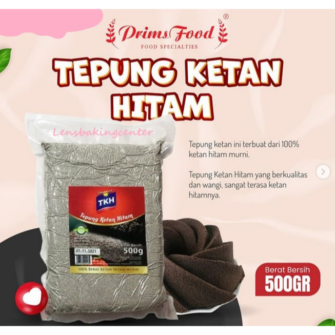 Jual 100% Tepung BERAS Ketan Hitam TKH Primsfood Prims food 500gram 500 ...