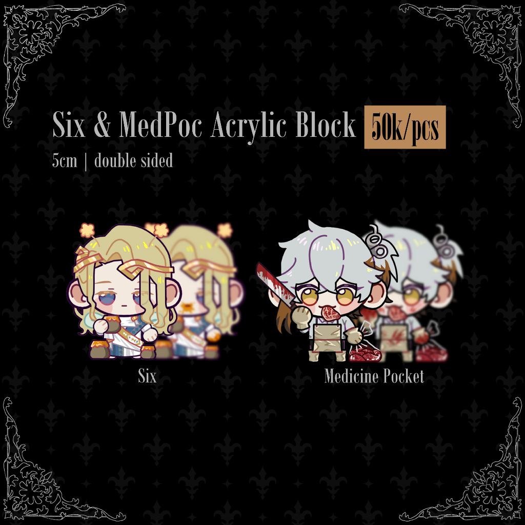 Jual Reverse: 1999 Acrylic Block Six & Medpoc | Shopee Indonesia