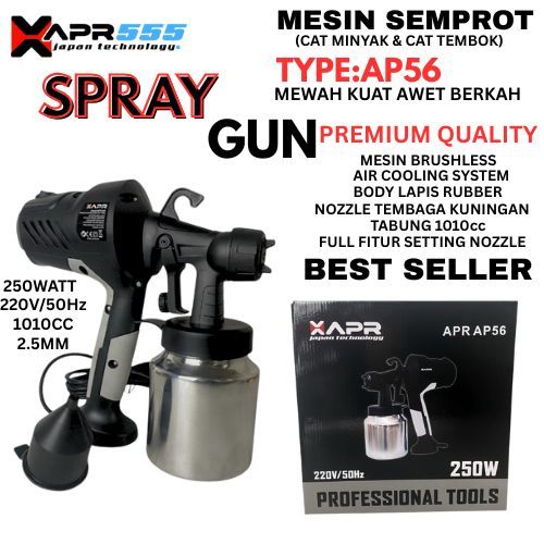 Jual PROMO Spray gun 250WAT BRAND APR STANDARD EROPA mesin semprot cat ...