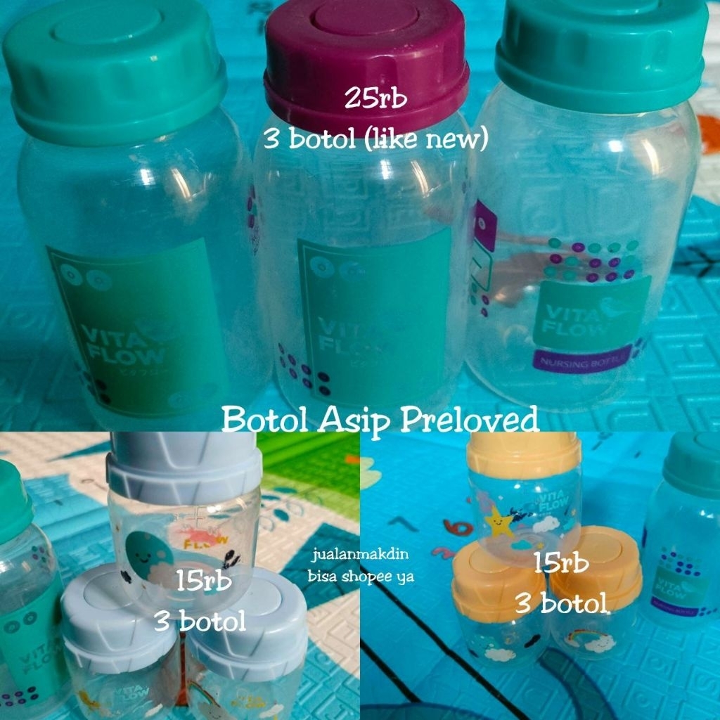 Jual Preloved Botol non Kaca Asip Vita Flow (bisa pilih) | Shopee Indonesia