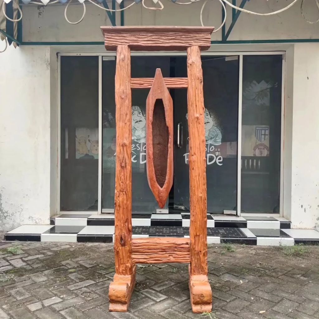 Jual (Kayu Lama) Kentongan gantung kayu jati antik | Shopee Indonesia