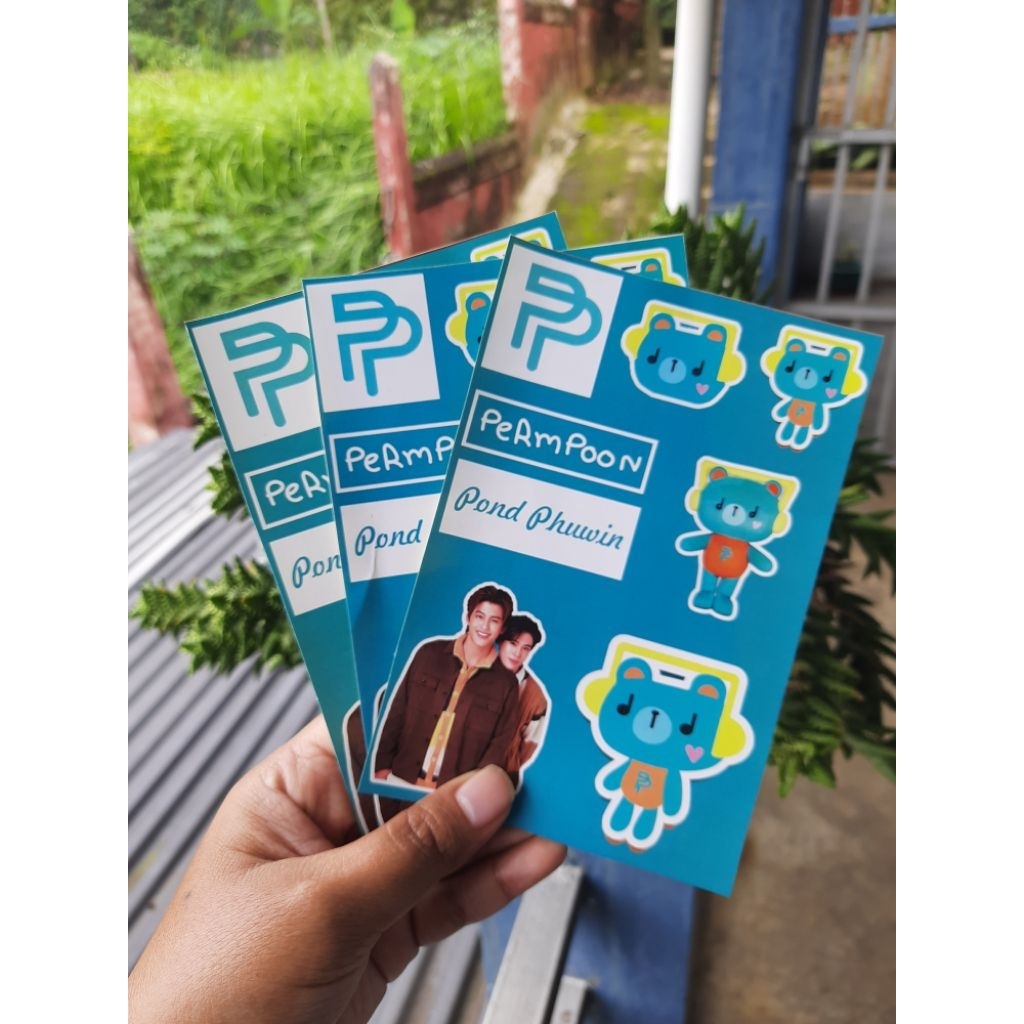 Jual stiker permpoon pondphuwin sticker merhandise | Shopee Indonesia