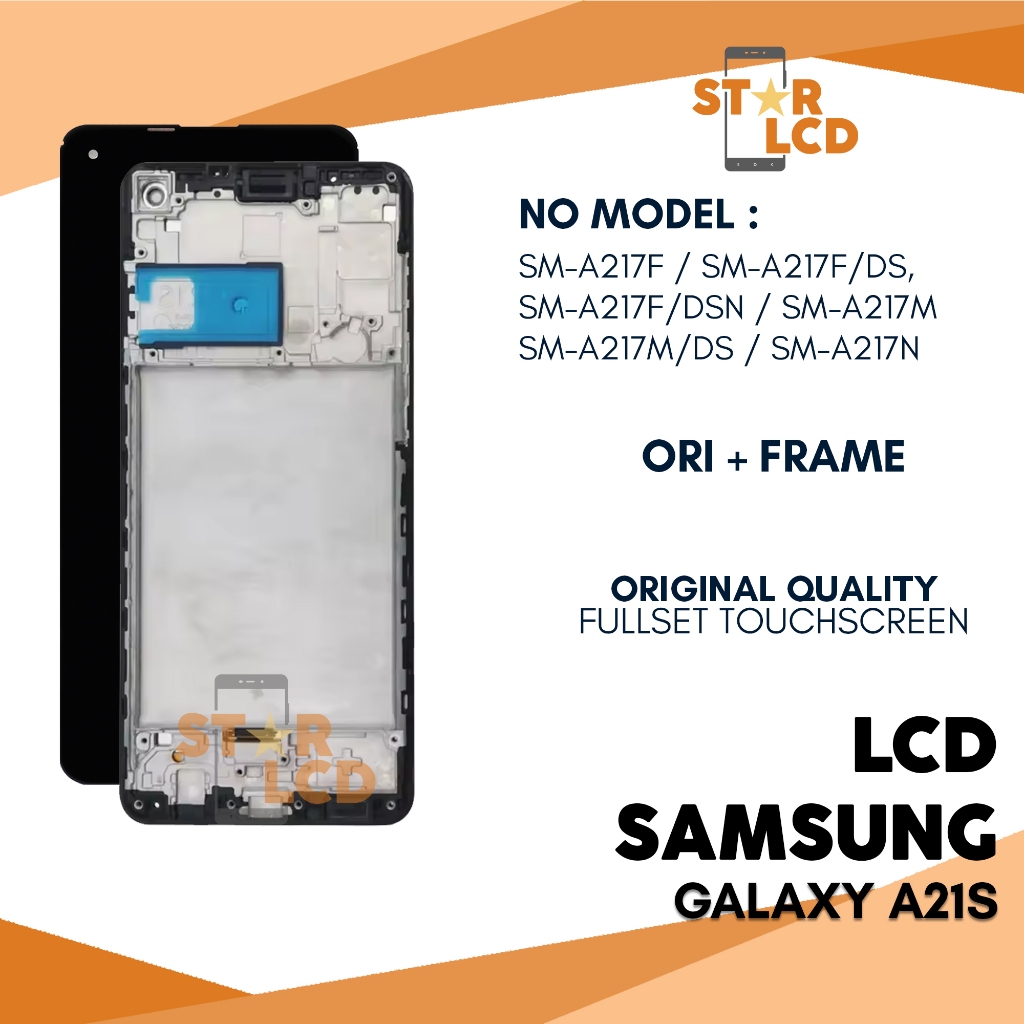 Jual Grosir LCD Samsung A21S (A217) + Frame Fullset Touch Screen ...